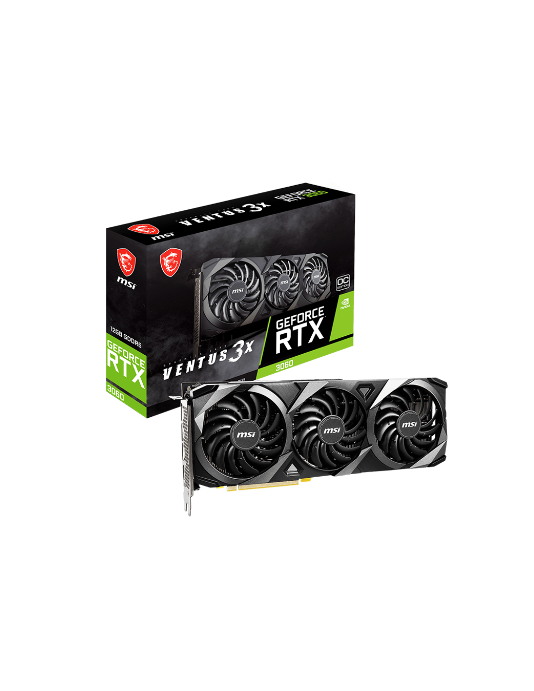 GPU MSI RTX 3060 VENTUS 3X 12G OC GPU MSI RTX 3060 VENTUS 3X 12G OC